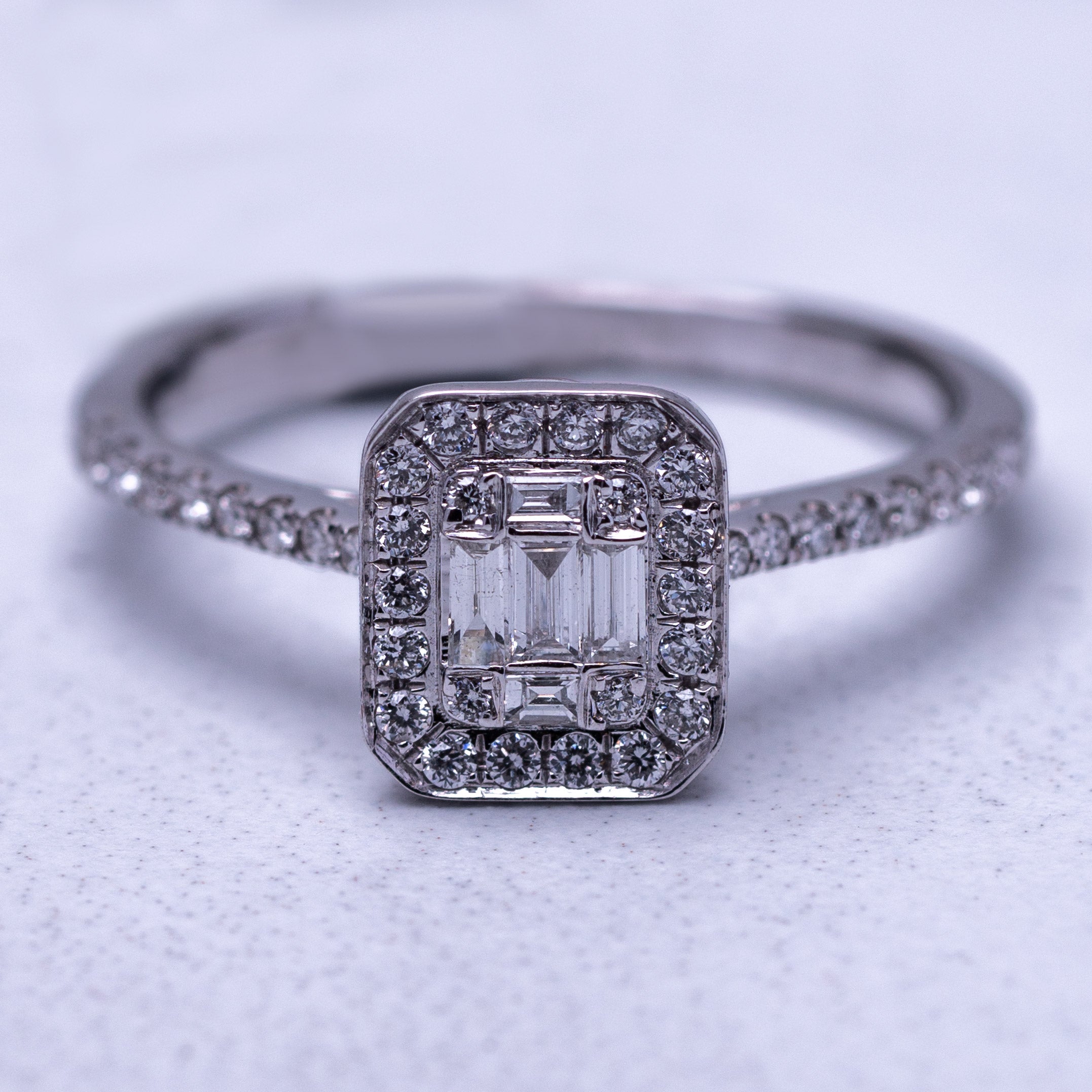 Emerald Shape Ring – The Diamond Studio